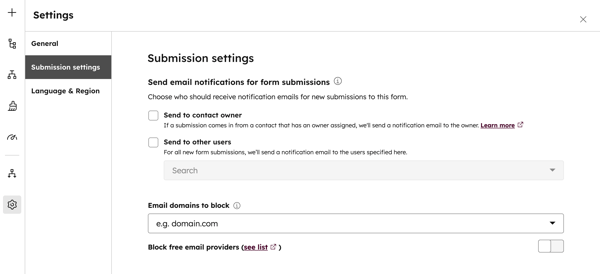 Create and edit forms